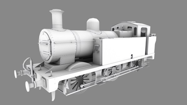 3D Low poly Jinty steam Engine model - TurboSquid 1737367
