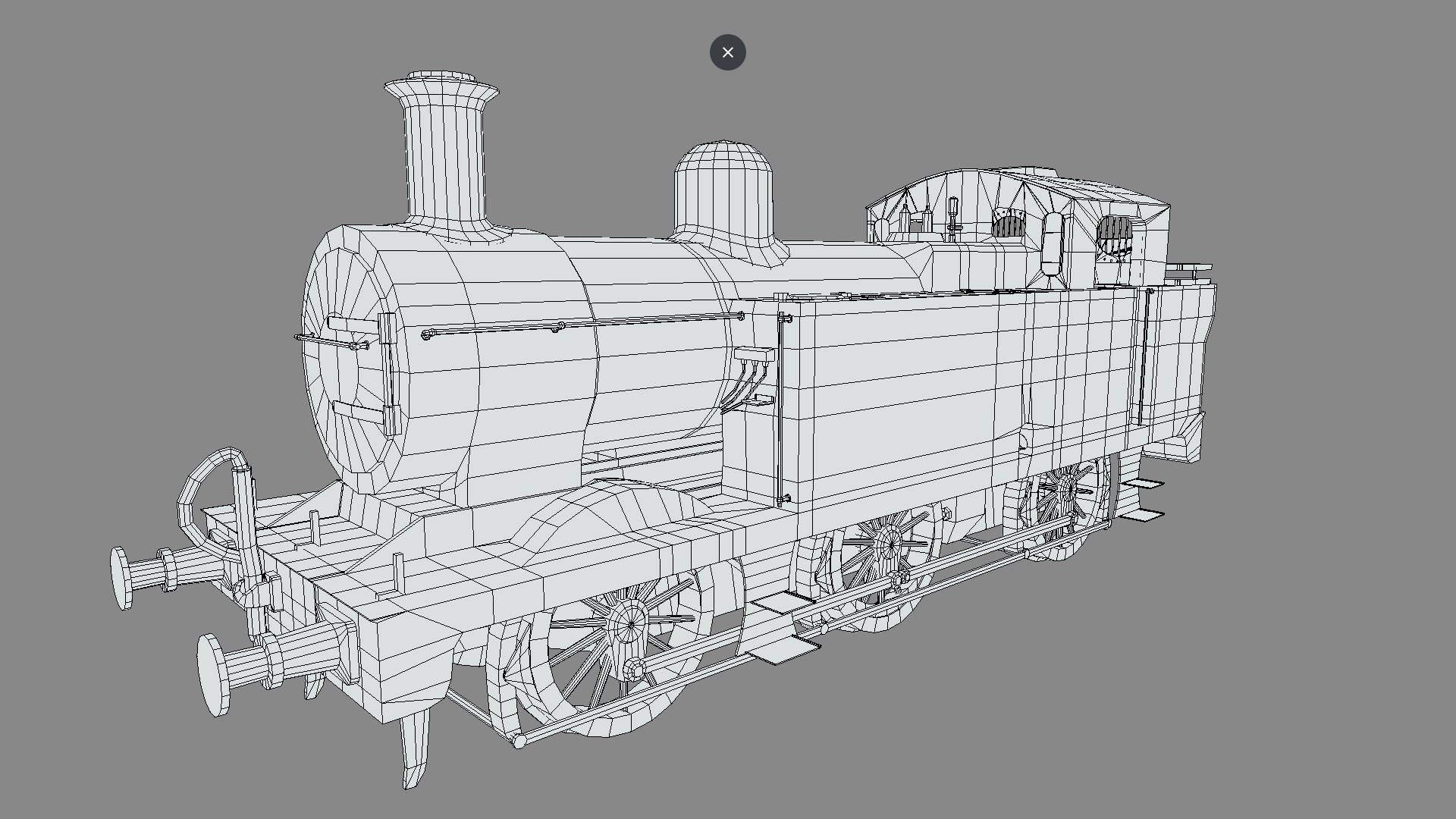 3D Low poly Jinty steam Engine model - TurboSquid 1737367