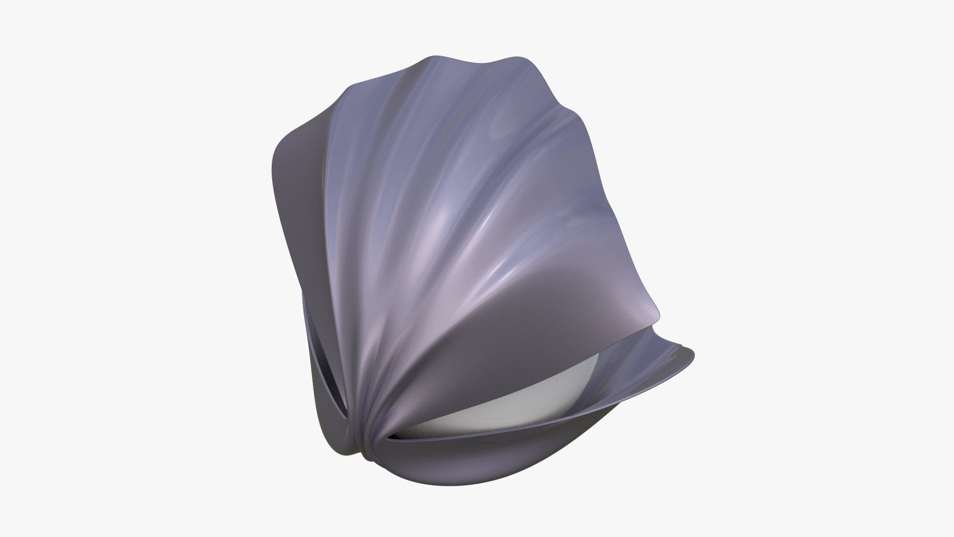 Oyster Shell With Pearl 3D Model - TurboSquid 2047435