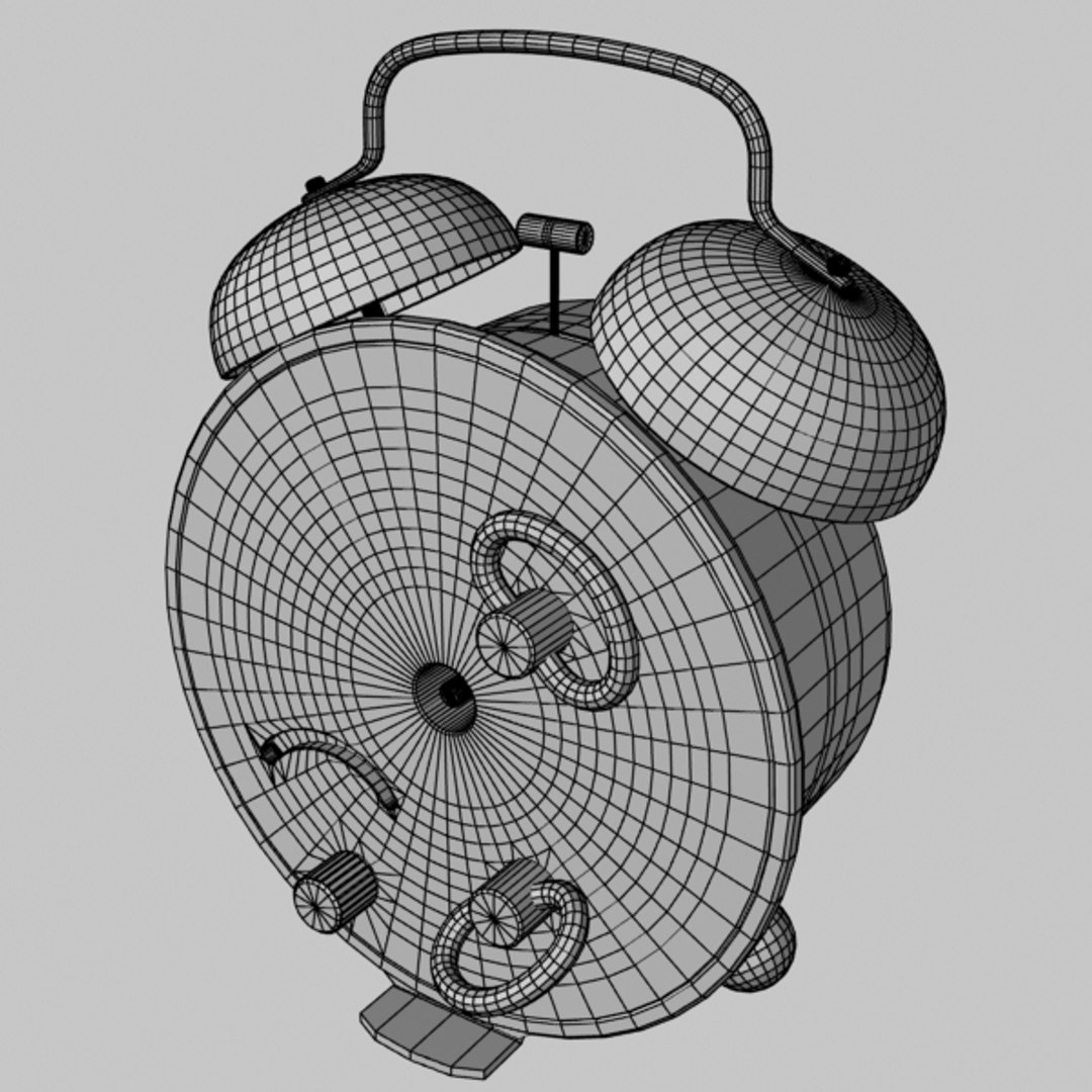 alarm clock analog 3d 3ds