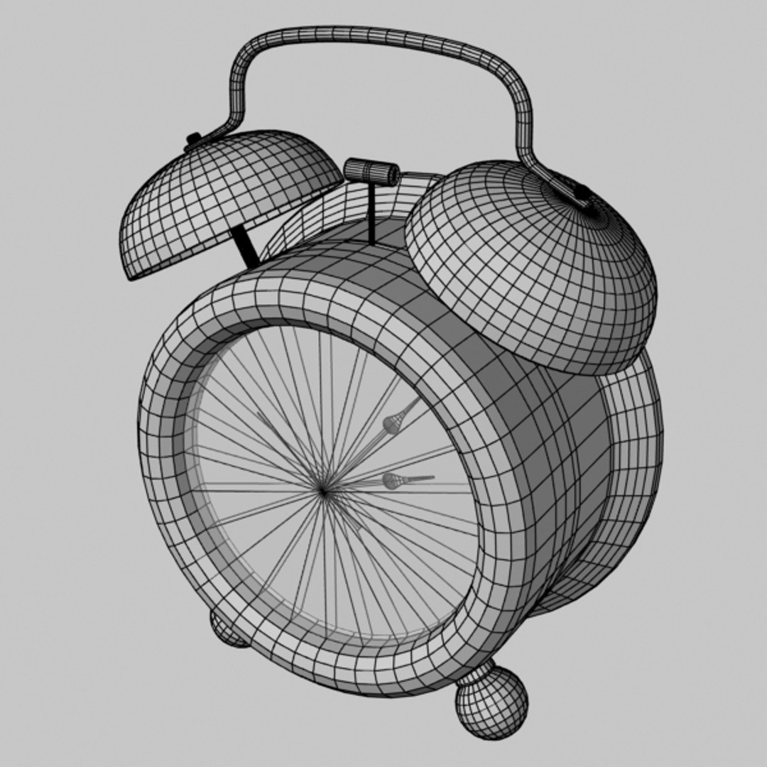 alarm clock analog 3d 3ds