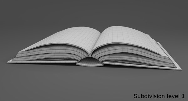 3D book model - TurboSquid 1278576