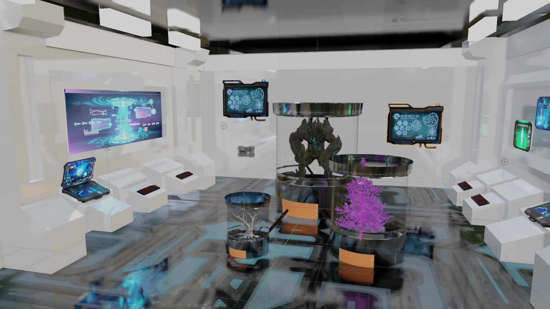 Mutant Tree Lab 3D - TurboSquid 1892013