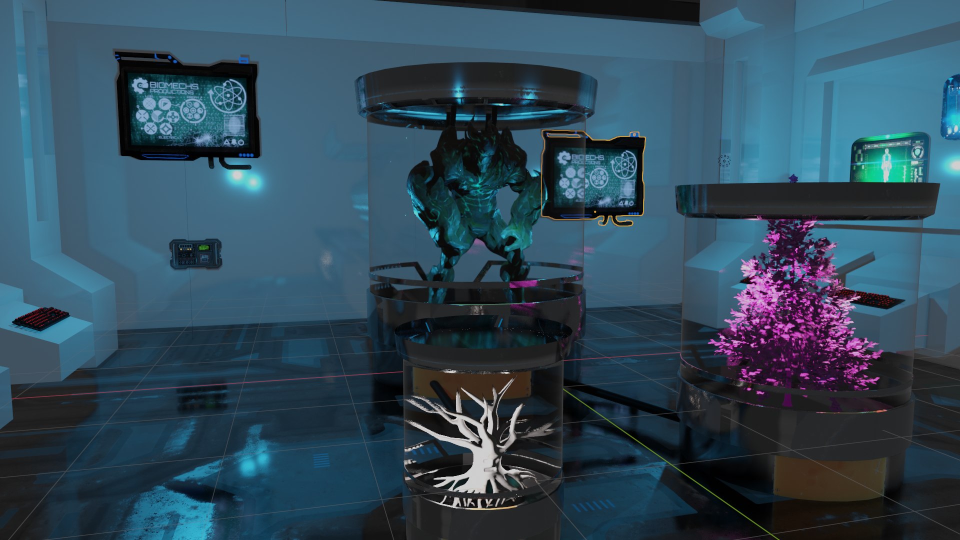 Mutant Tree Lab 3D - TurboSquid 1892013