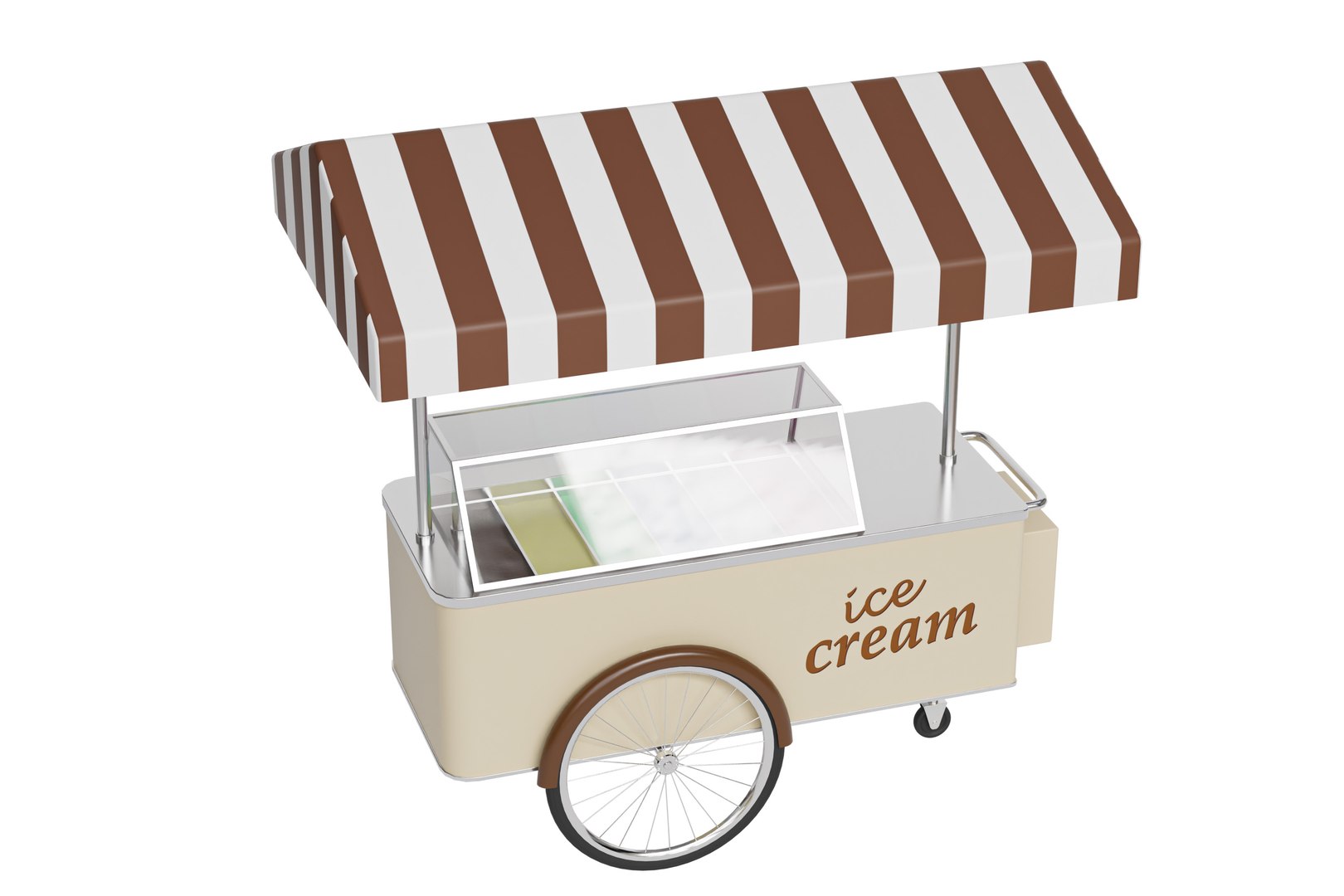 3D Ice Cream Cart 02 Model - TurboSquid 2324874