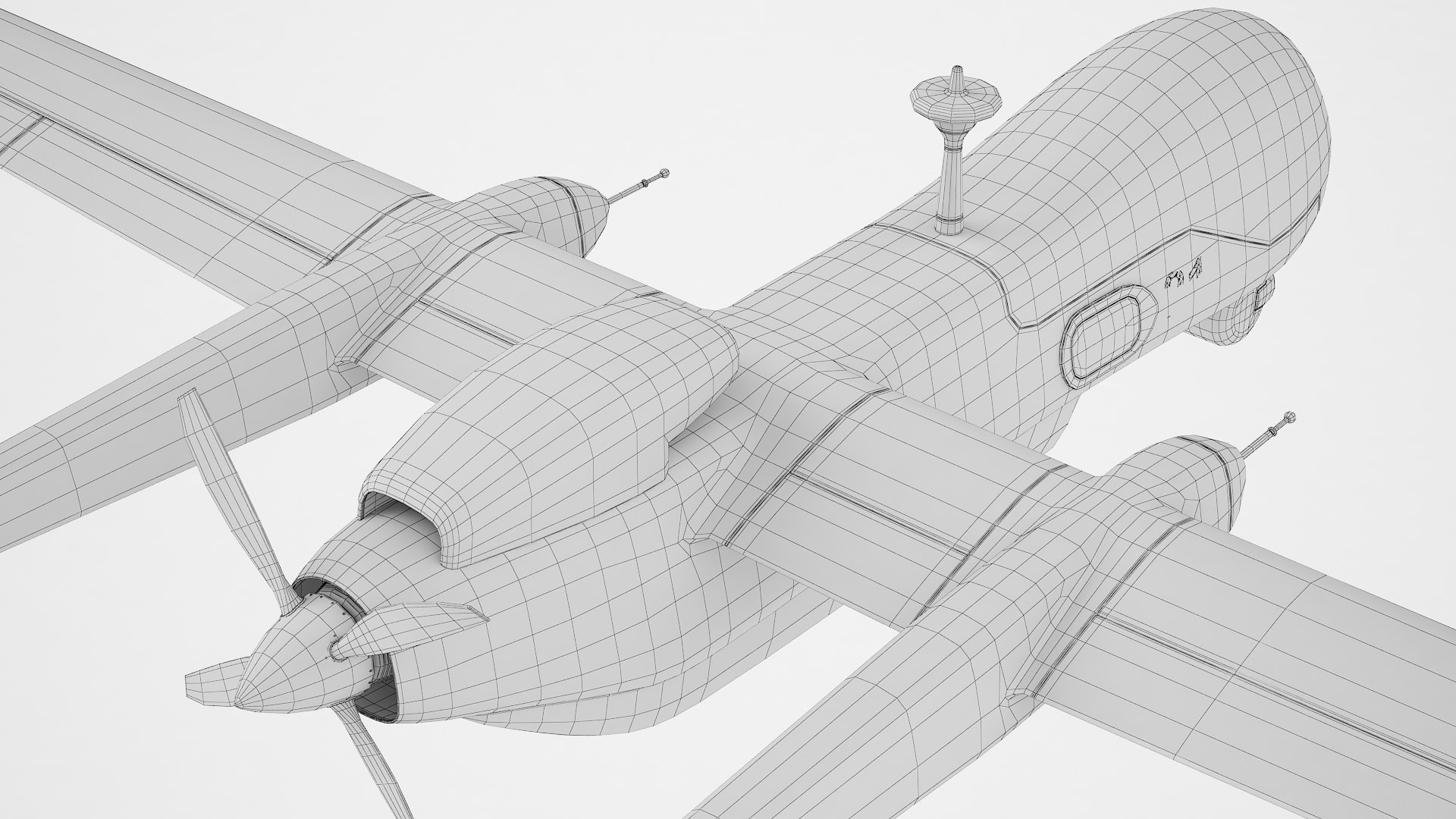 3D UAV Heron TP 04 - TurboSquid 2164464