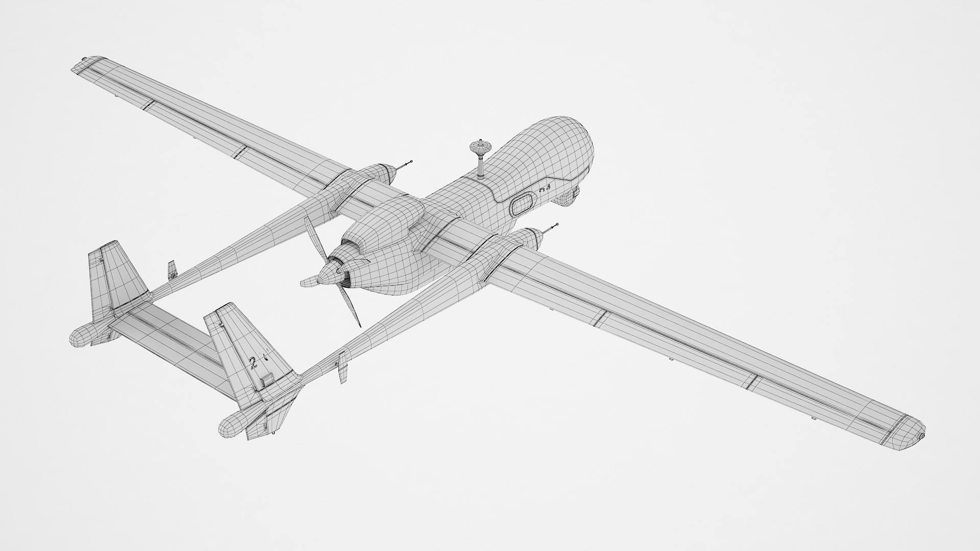 3D UAV Heron TP 04 - TurboSquid 2164464