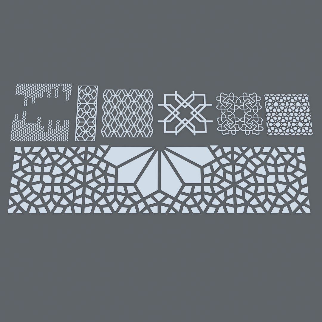 Free 3D Partition Pattern Model - TurboSquid 1473905