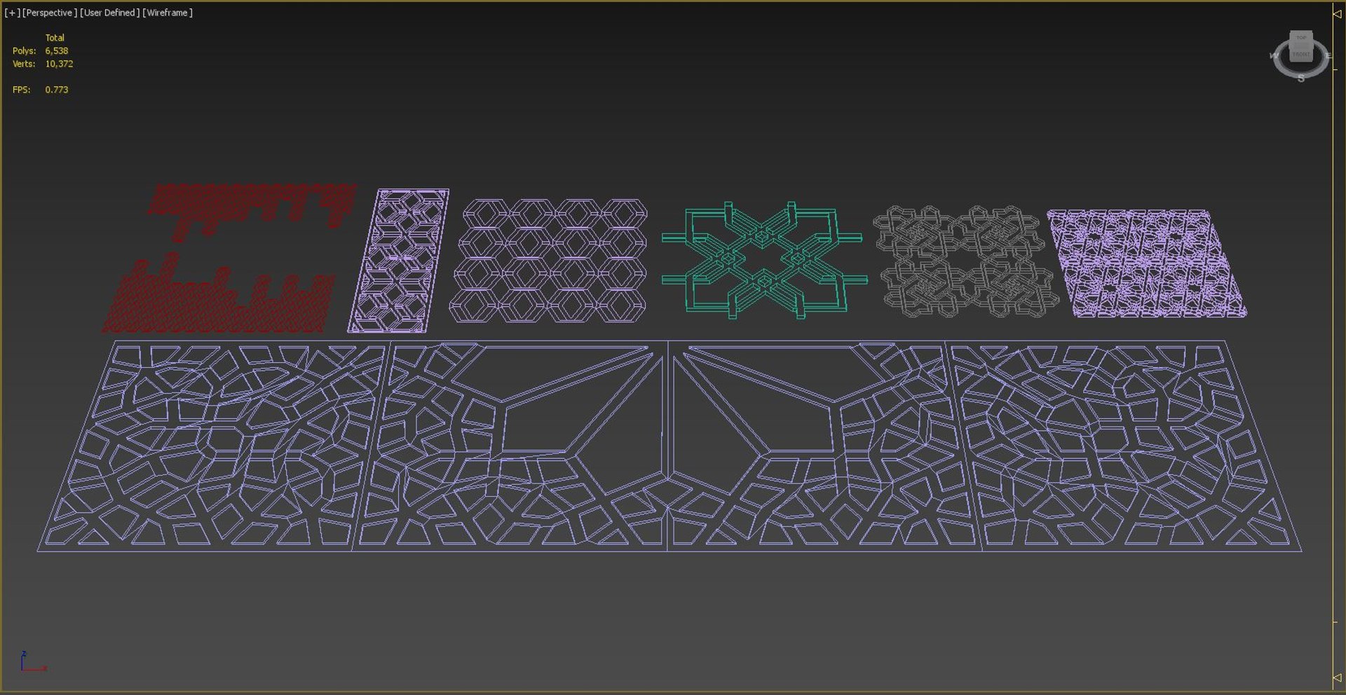 Free 3D Partition Pattern Model - TurboSquid 1473905
