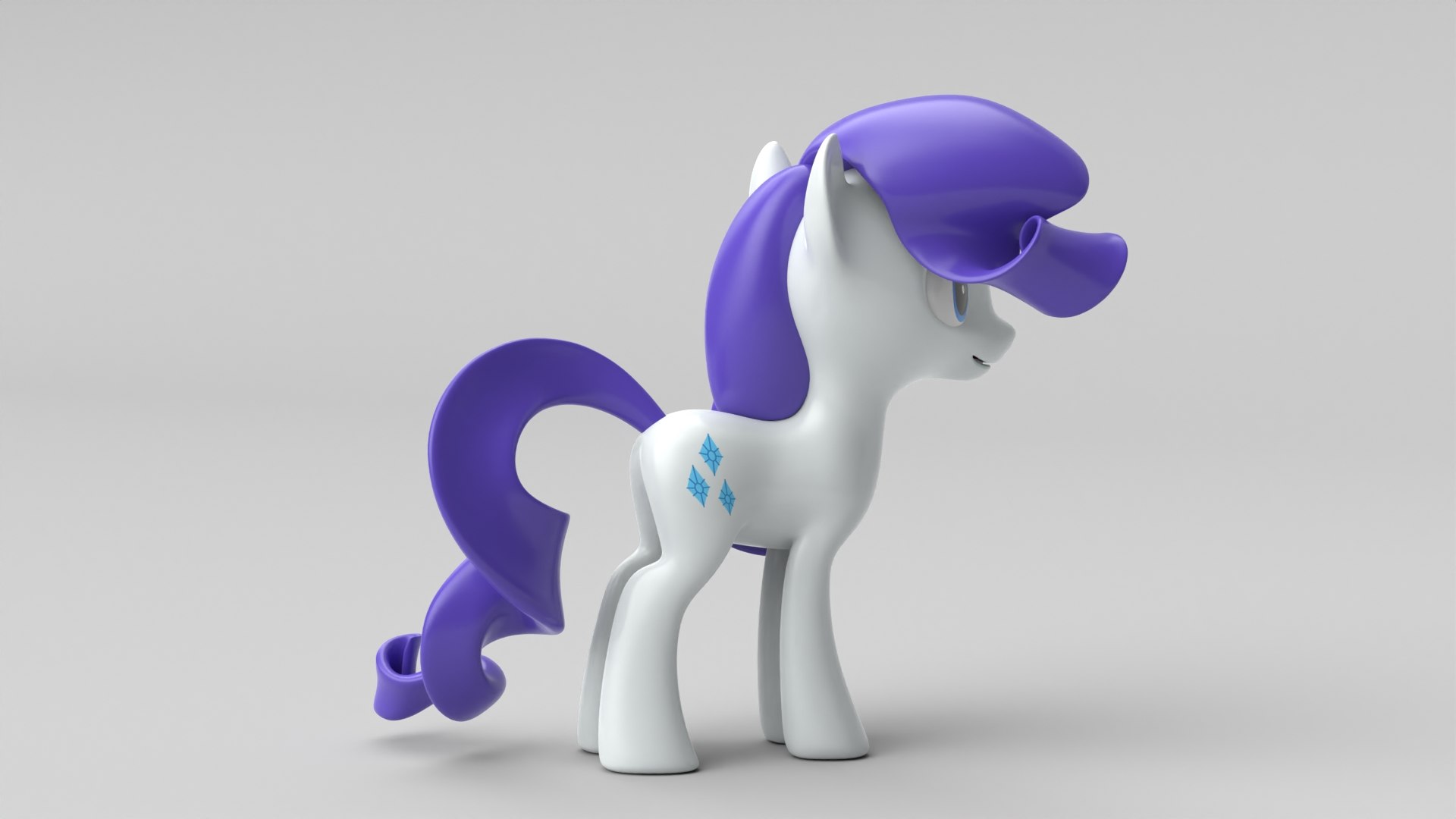 3D Model Rarity Pony - TurboSquid 2009069