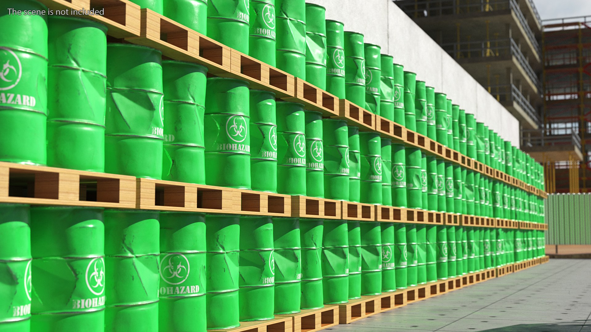 Rusty Biohazard Barrel Container 3D Model - TurboSquid 1699773