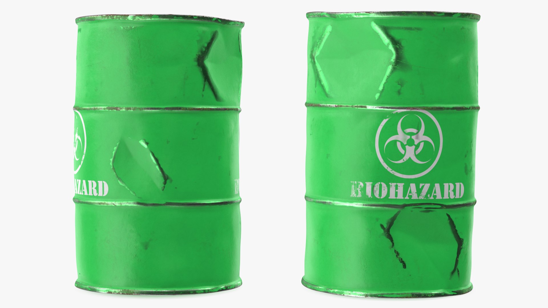 Rusty Biohazard Barrel Container 3D Model - TurboSquid 1699773