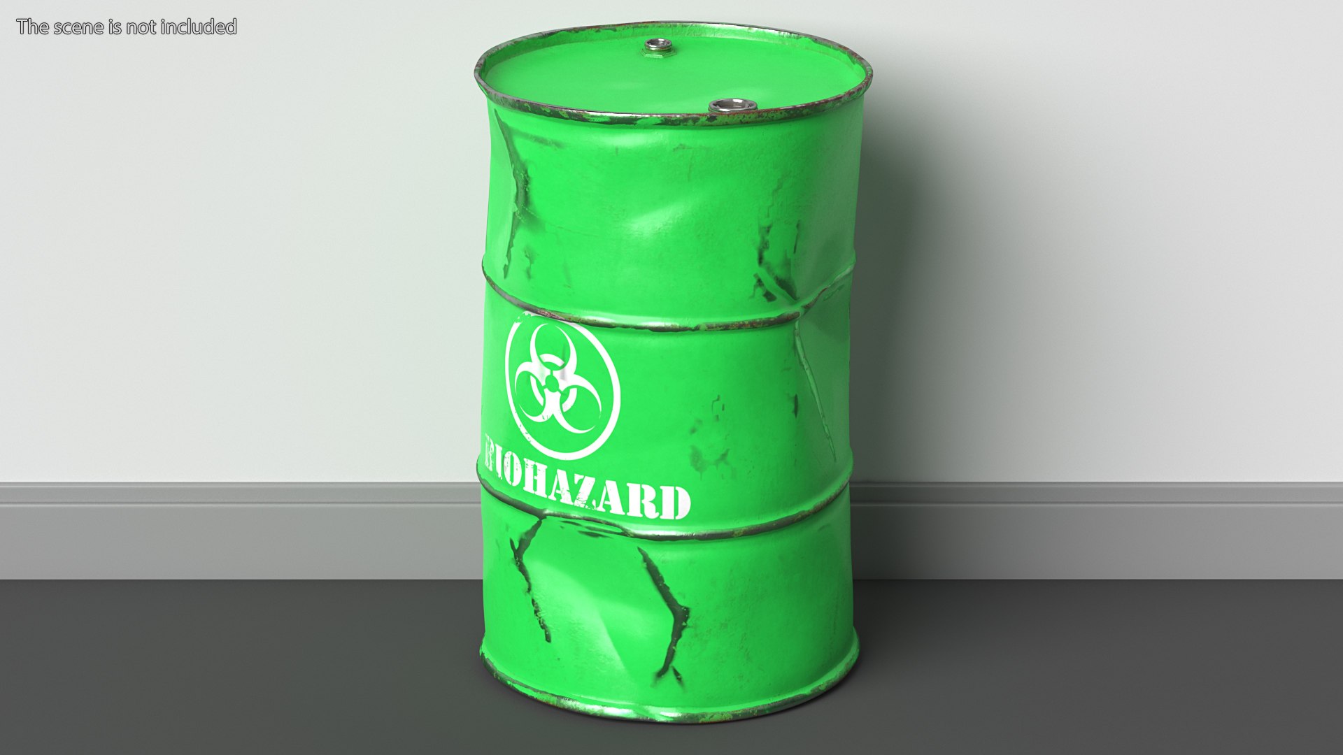 Rusty Biohazard Barrel Container 3D Model - TurboSquid 1699773