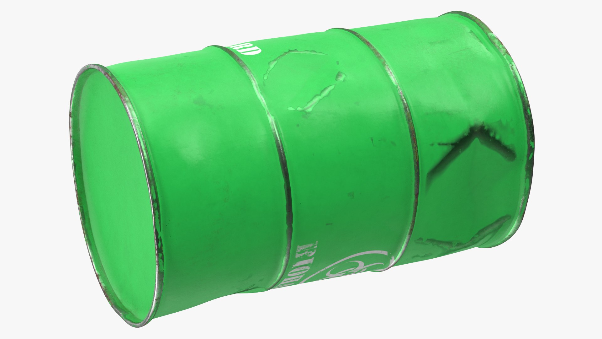 Rusty Biohazard Barrel Container 3D Model - TurboSquid 1699773