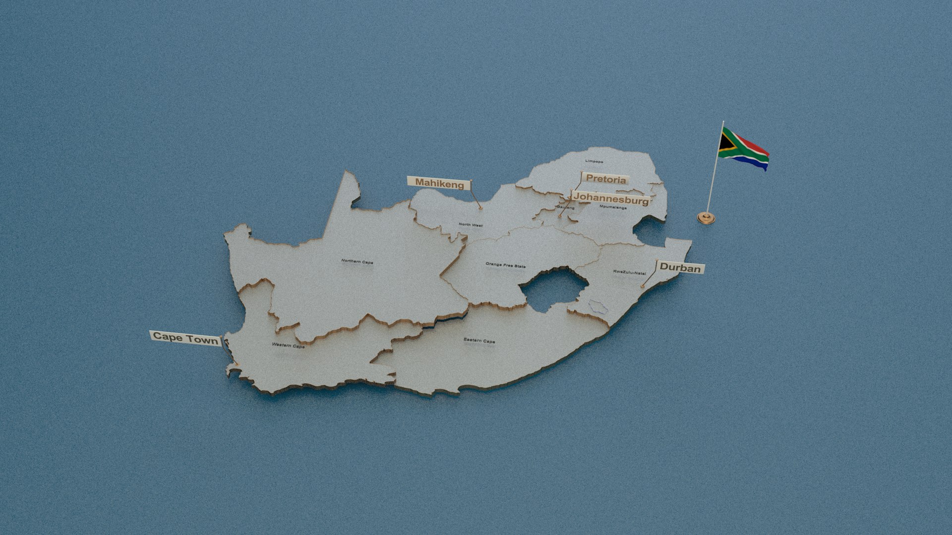 South Provinces State 3D Model - TurboSquid 1692235