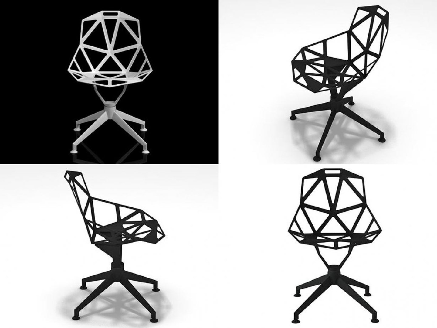 Chair 4star 3D - TurboSquid 1183369
