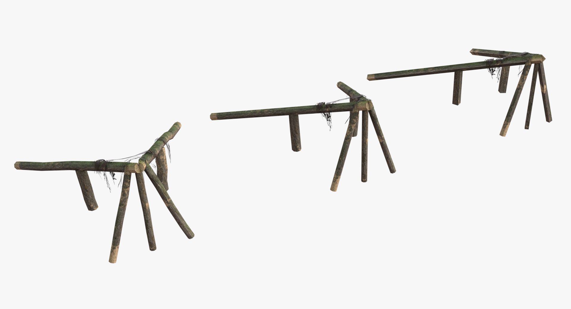 3D Logs Ramps Wwii German - TurboSquid 1421115