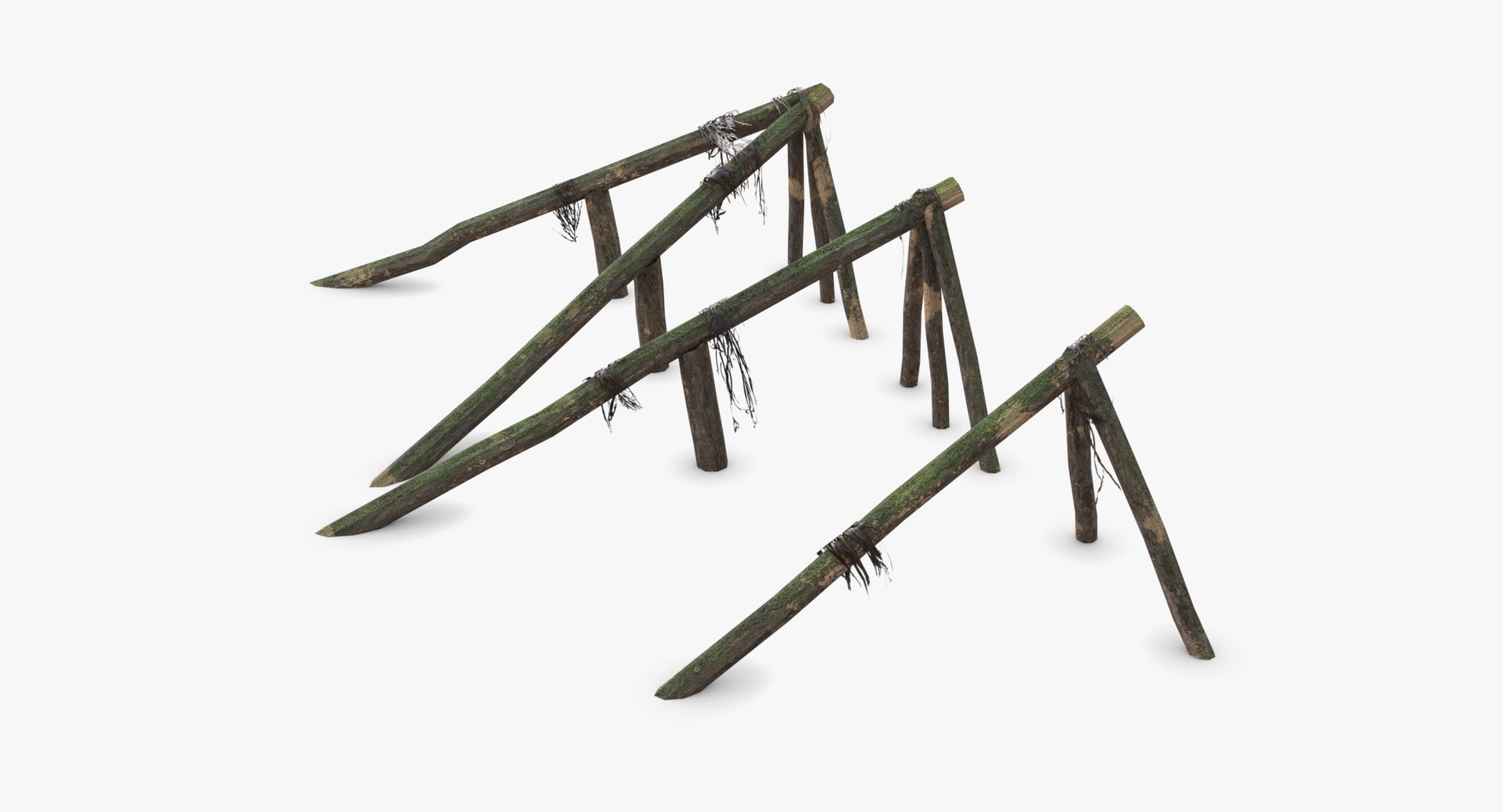 3D Logs Ramps Wwii German - TurboSquid 1421115