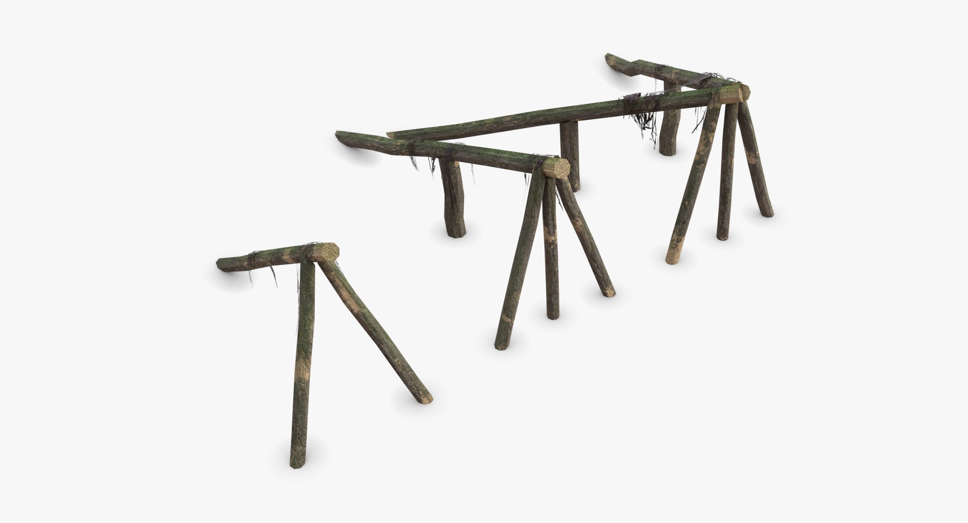 3D Logs Ramps Wwii German - TurboSquid 1421115