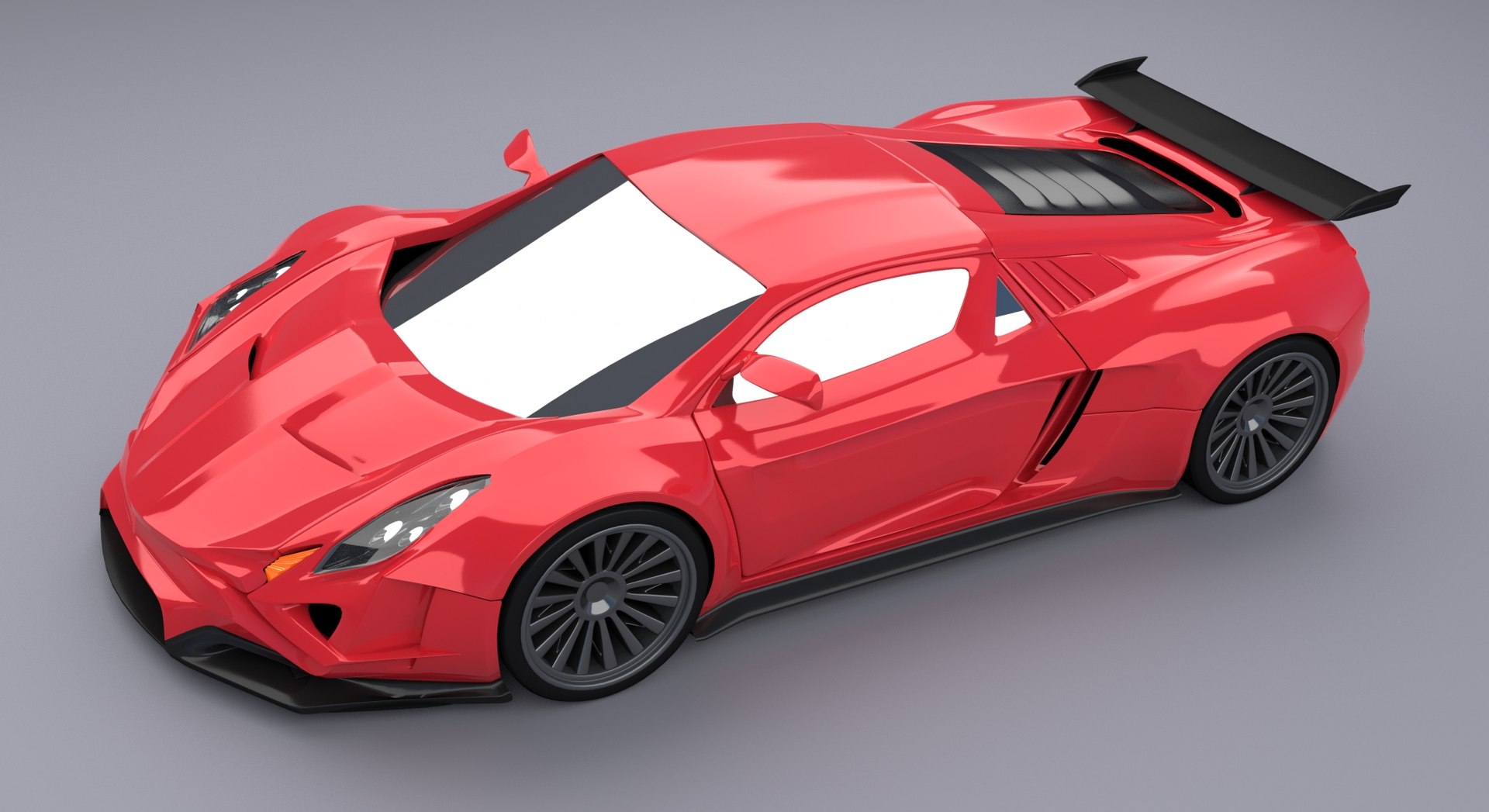 3D Eferox supercar concept model - TurboSquid 1728284