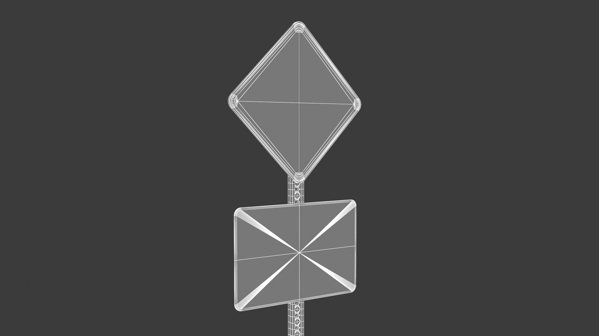 Street sign 3D model - TurboSquid 1670056