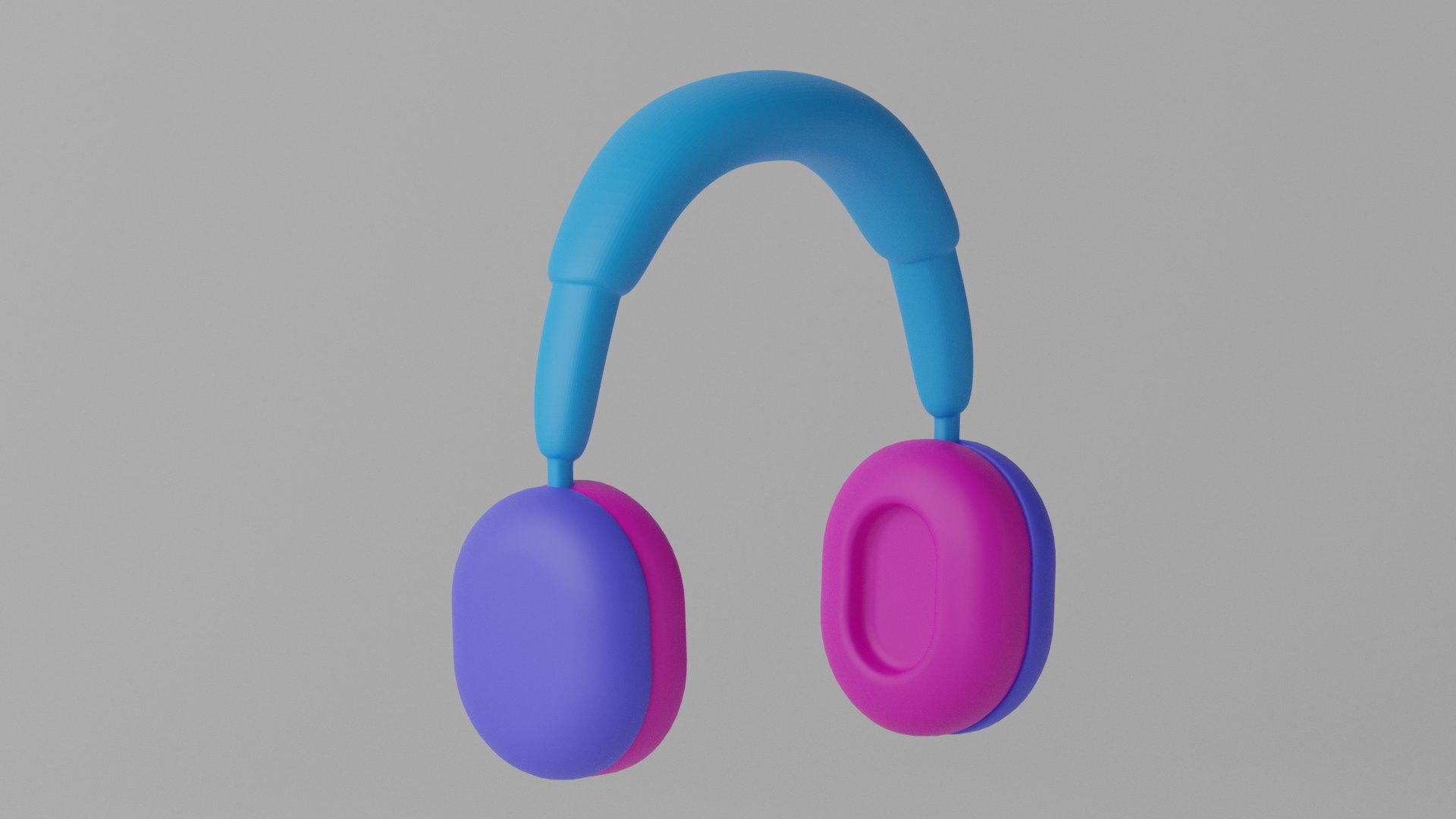 Cartoon Headphone 3D - TurboSquid 2193122