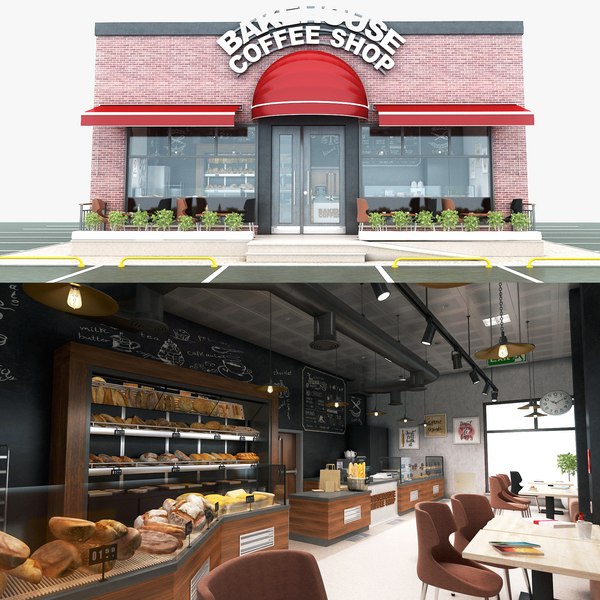 Coffee Shop 3D Models for Download | TurboSquid