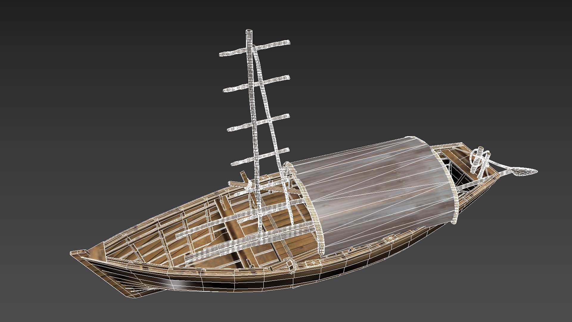 Chinese boat collection 3D model - TurboSquid 2168698