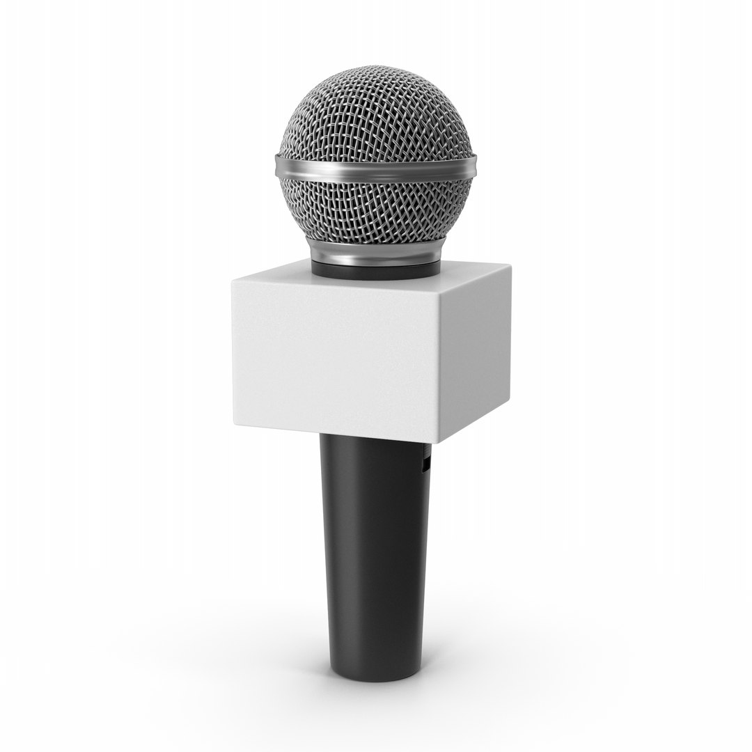 News Microphone Model - TurboSquid 2240998