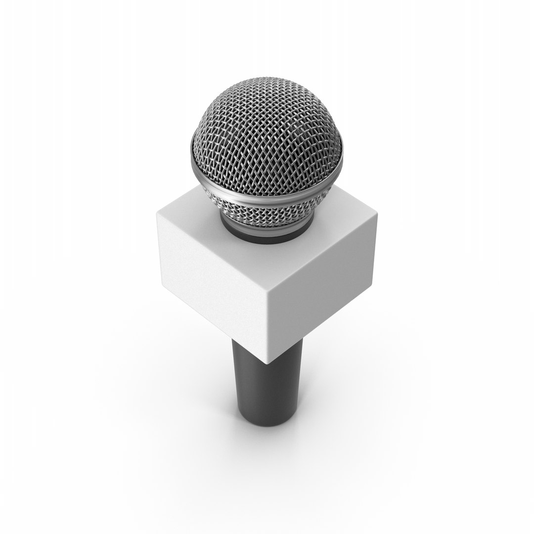News Microphone Model - TurboSquid 2240998