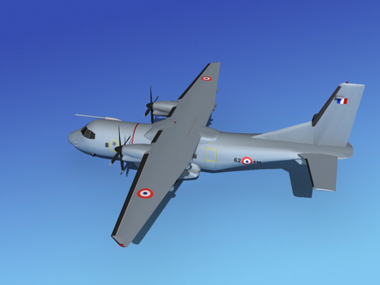 3d Propellers Casa Cn-235 Transport