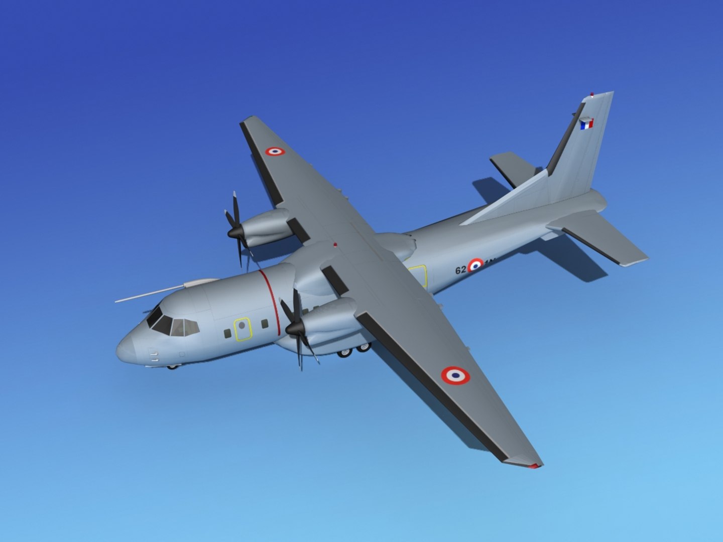 3d Propellers Casa Cn-235 Transport