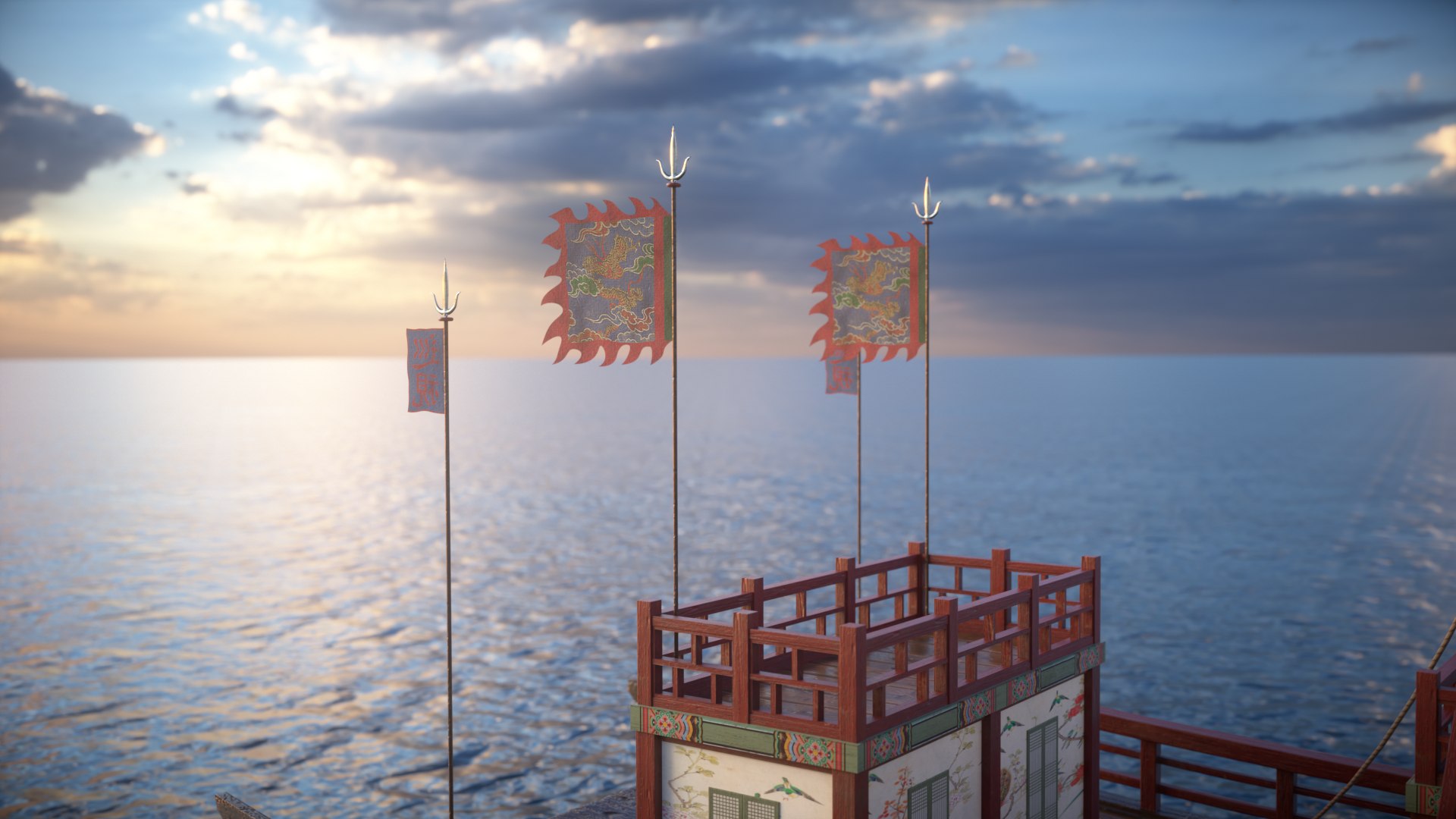 Korean Medieval Ship - Joseon PanOkSeon 3D Model - TurboSquid 2154116