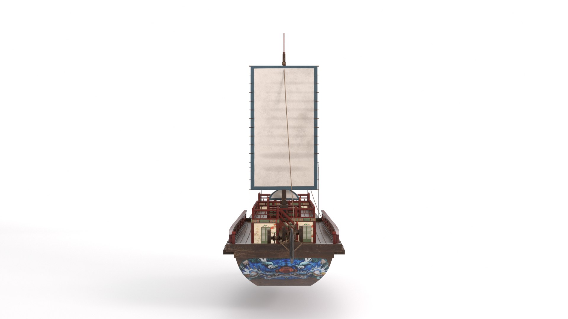 Korean Medieval Ship - Joseon PanOkSeon 3D Model - TurboSquid 2154116