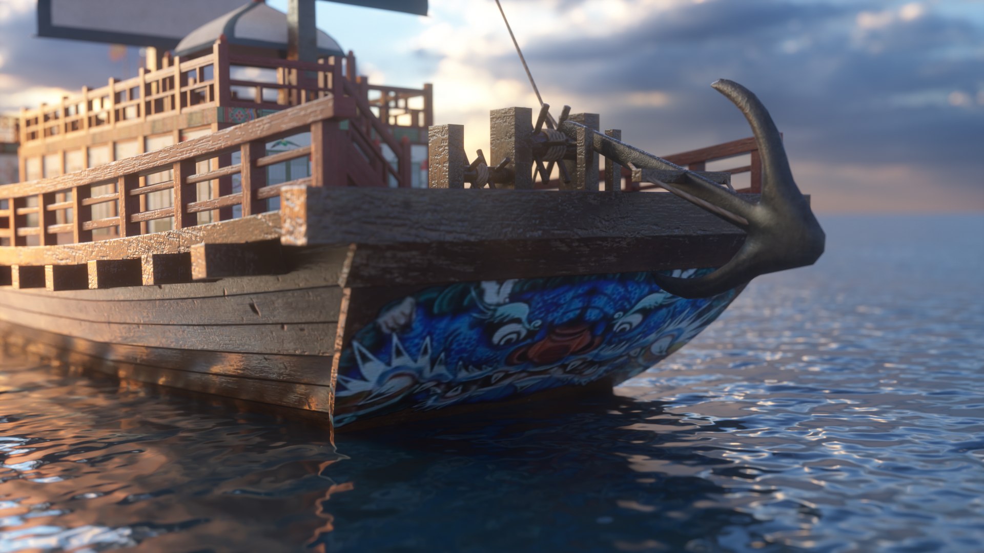 Korean Medieval Ship - Joseon PanOkSeon 3D Model - TurboSquid 2154116