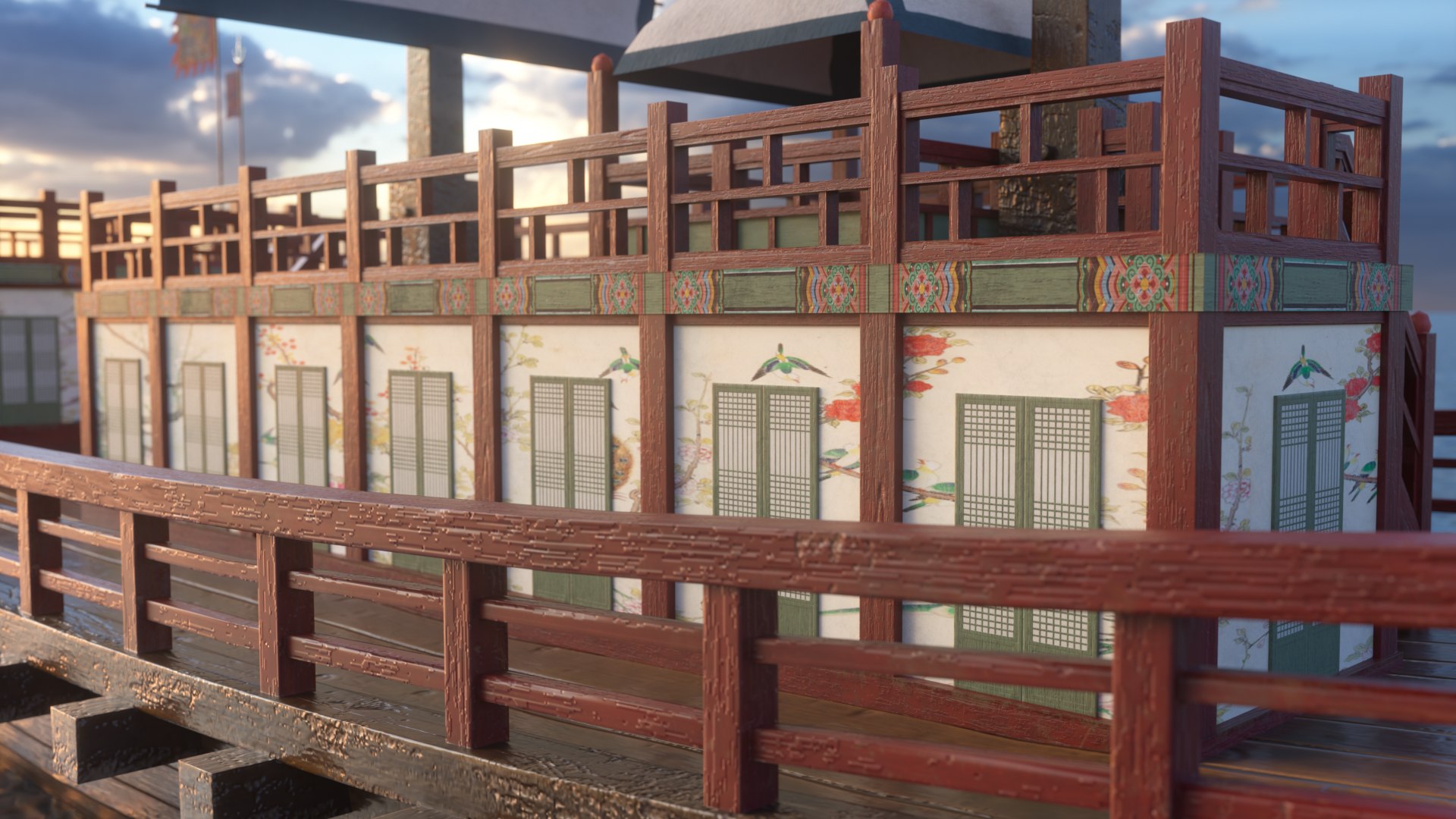 Korean Medieval Ship - Joseon PanOkSeon 3D Model - TurboSquid 2154116