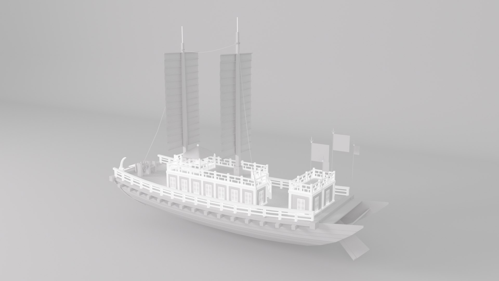 Korean Medieval Ship - Joseon PanOkSeon 3D Model - TurboSquid 2154116