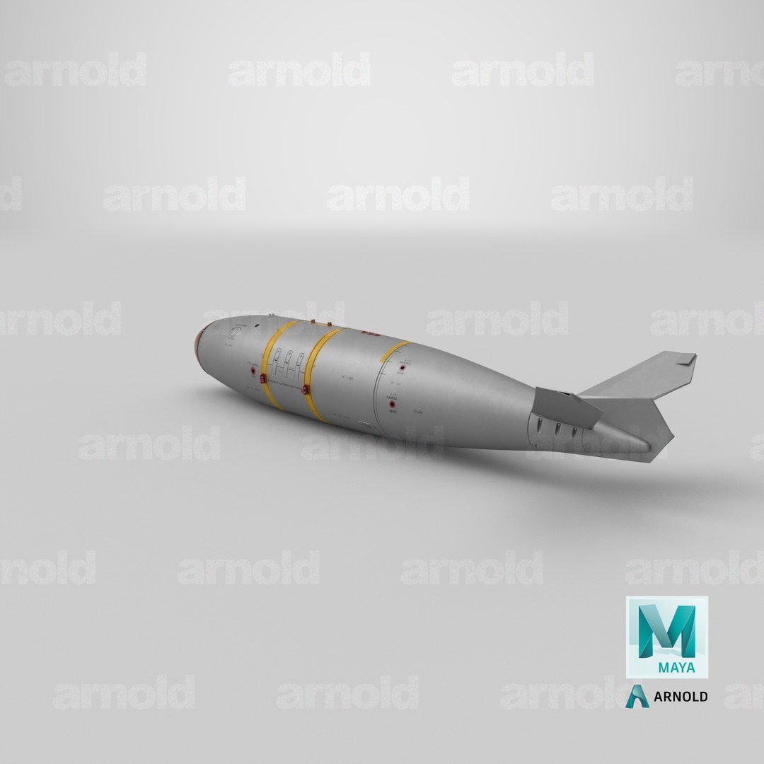 Mark 7 Thor Tactical Nuclear Bomb Model - TurboSquid 2040286