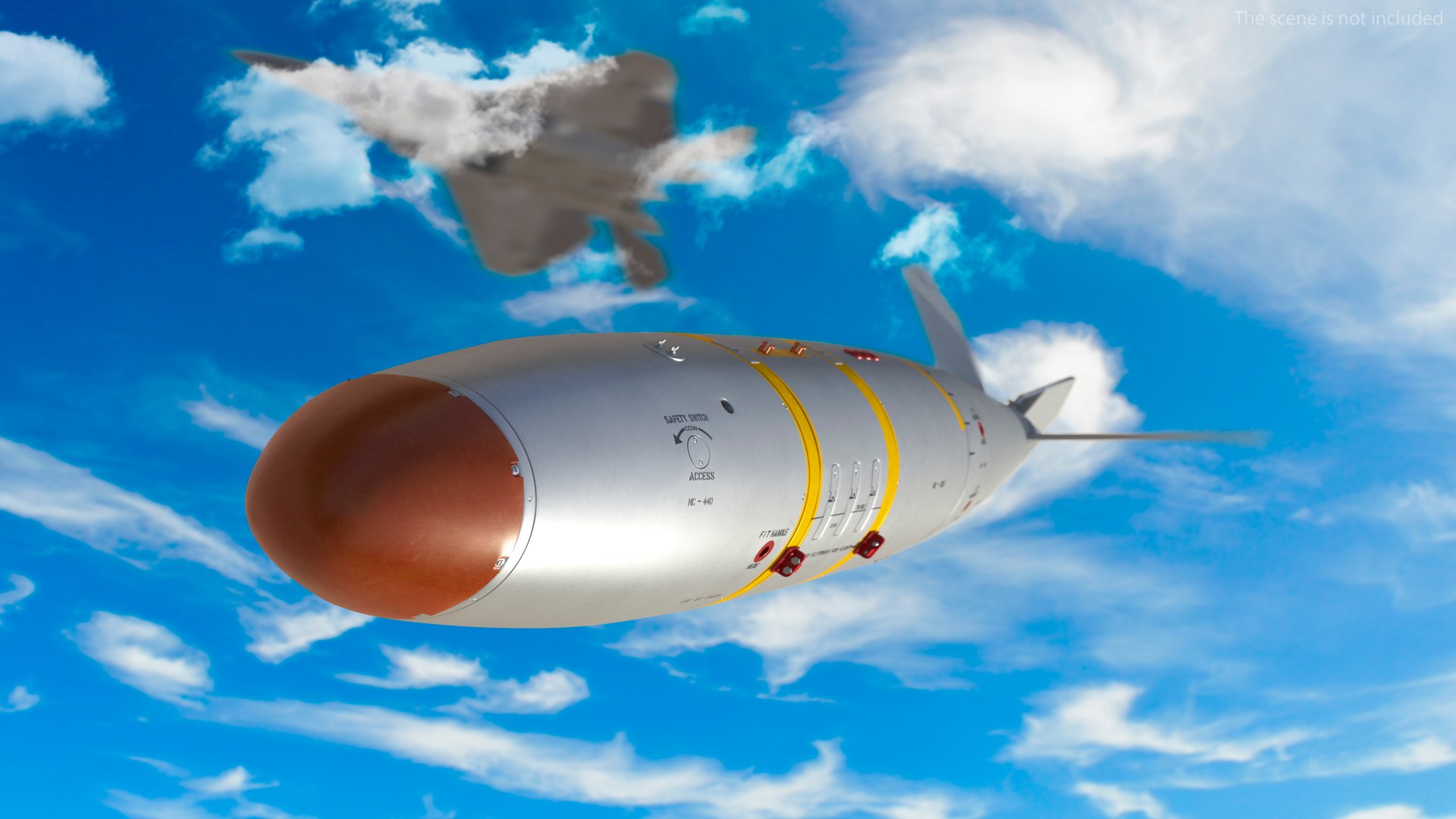 Mark 7 Thor Tactical Nuclear Bomb model - TurboSquid 2040286