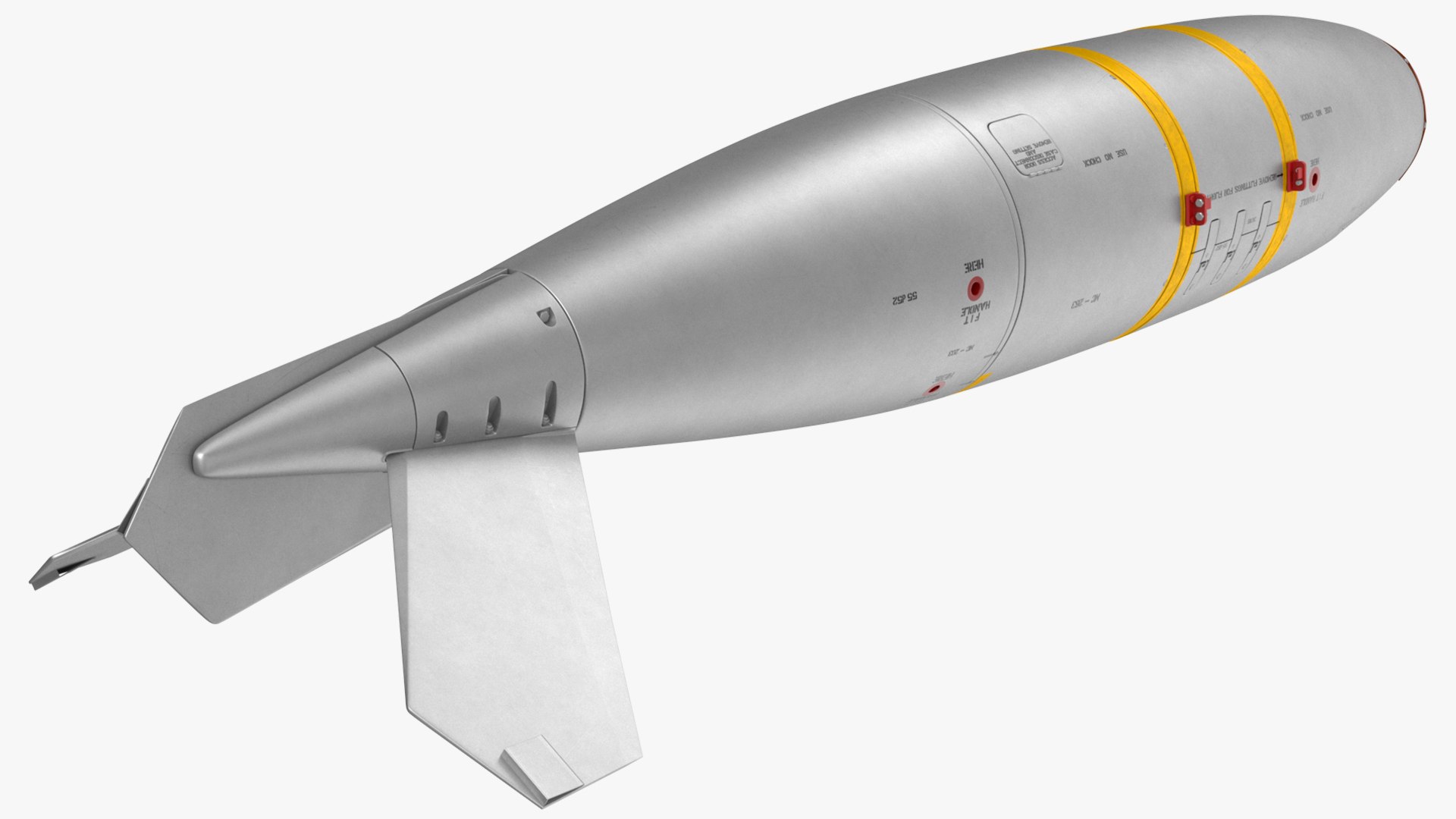 Mark 7 Thor Tactical Nuclear Bomb model - TurboSquid 2040286