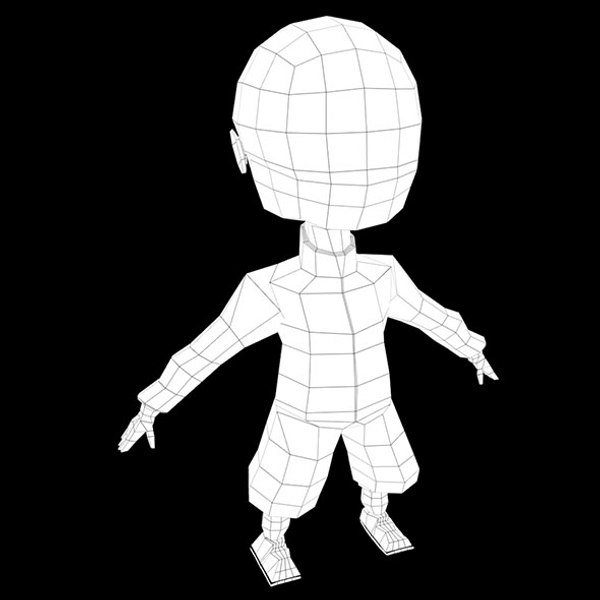 3D kid base mesh - TurboSquid 1469987