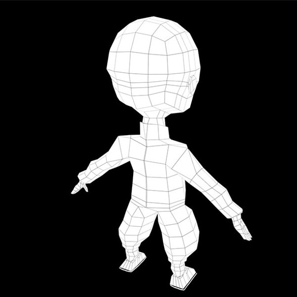 3D kid base mesh - TurboSquid 1469987