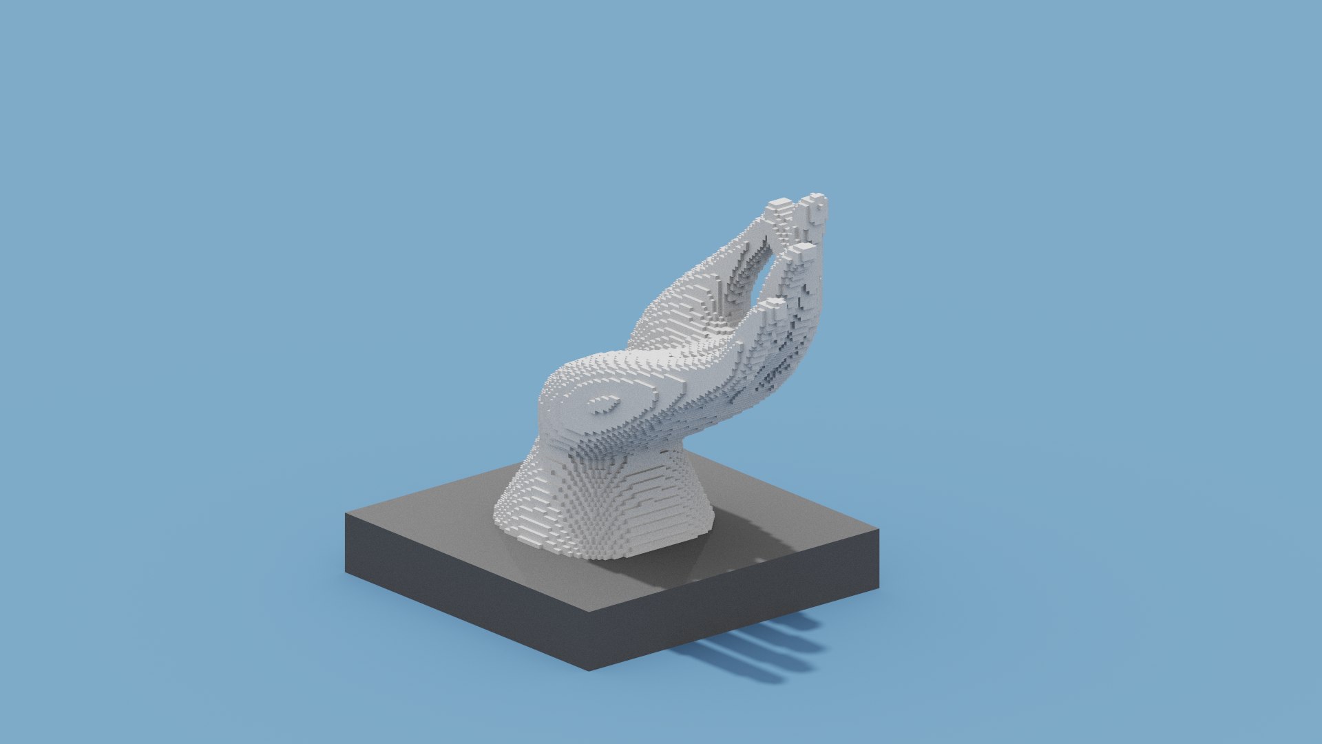 Voxel Hand Sculpture 3D Model - TurboSquid 2089718
