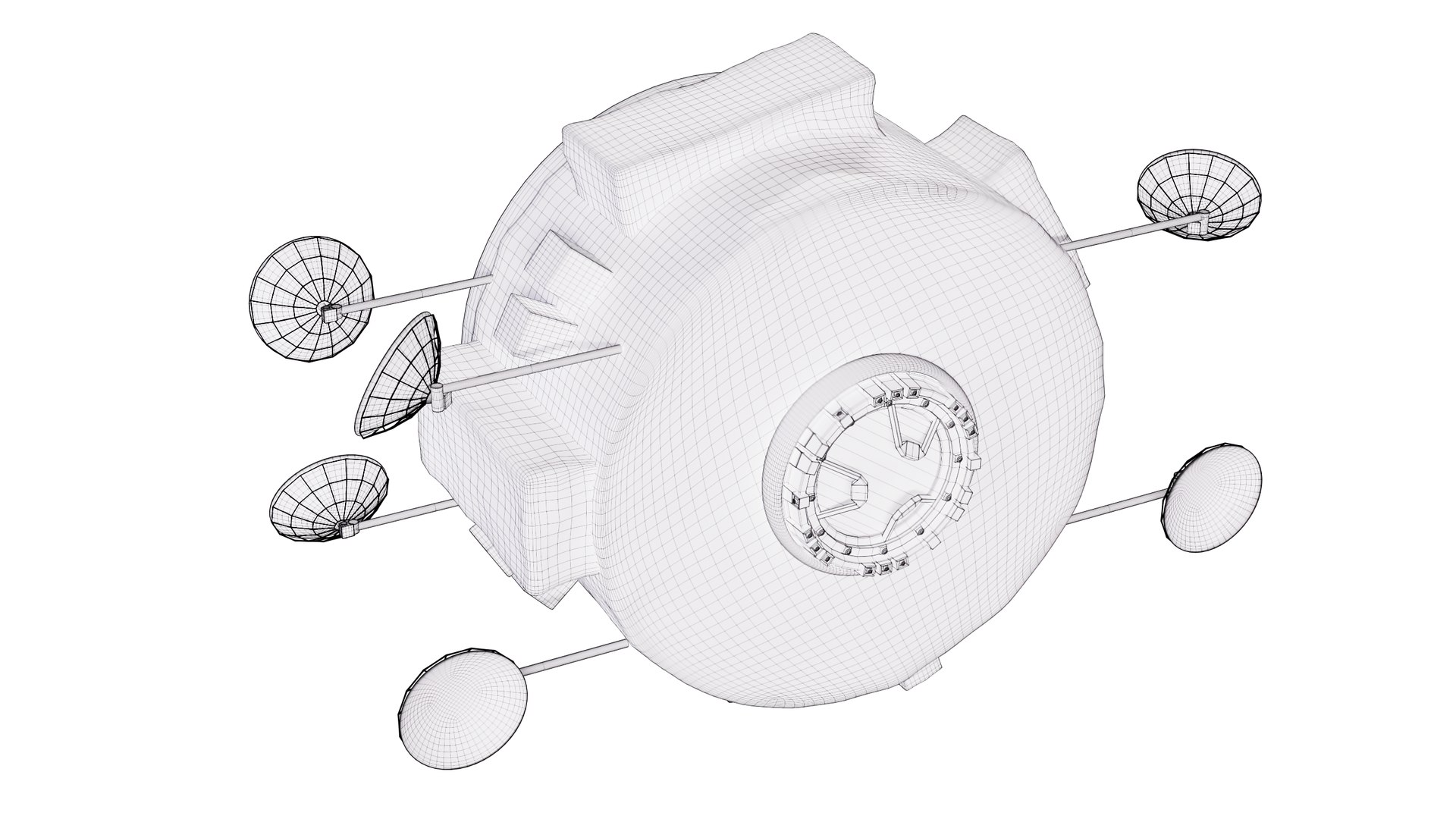 Esprit Lunar Gateway Station Model - TurboSquid 1699906