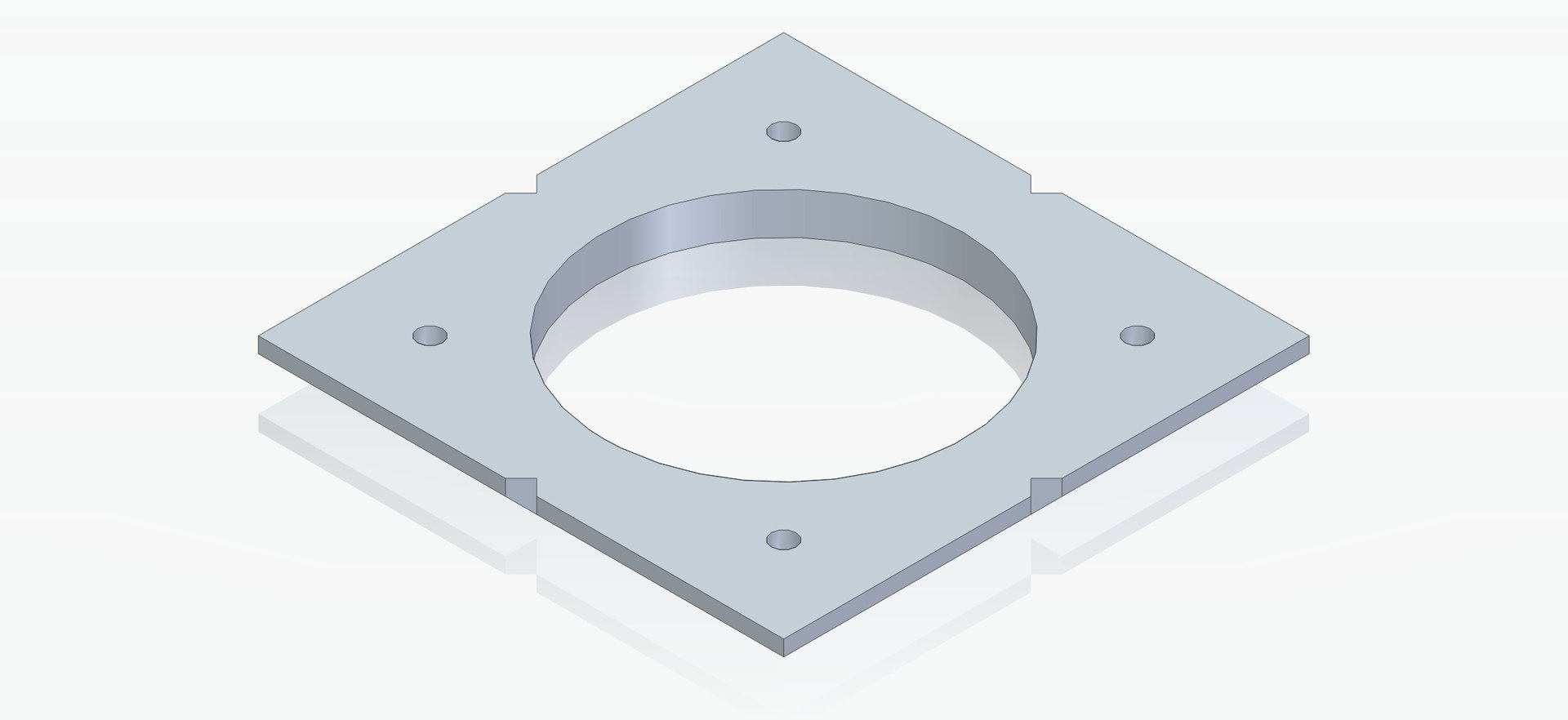 3D Circle cutting template for plasterboard assembly 1x68mm ...
