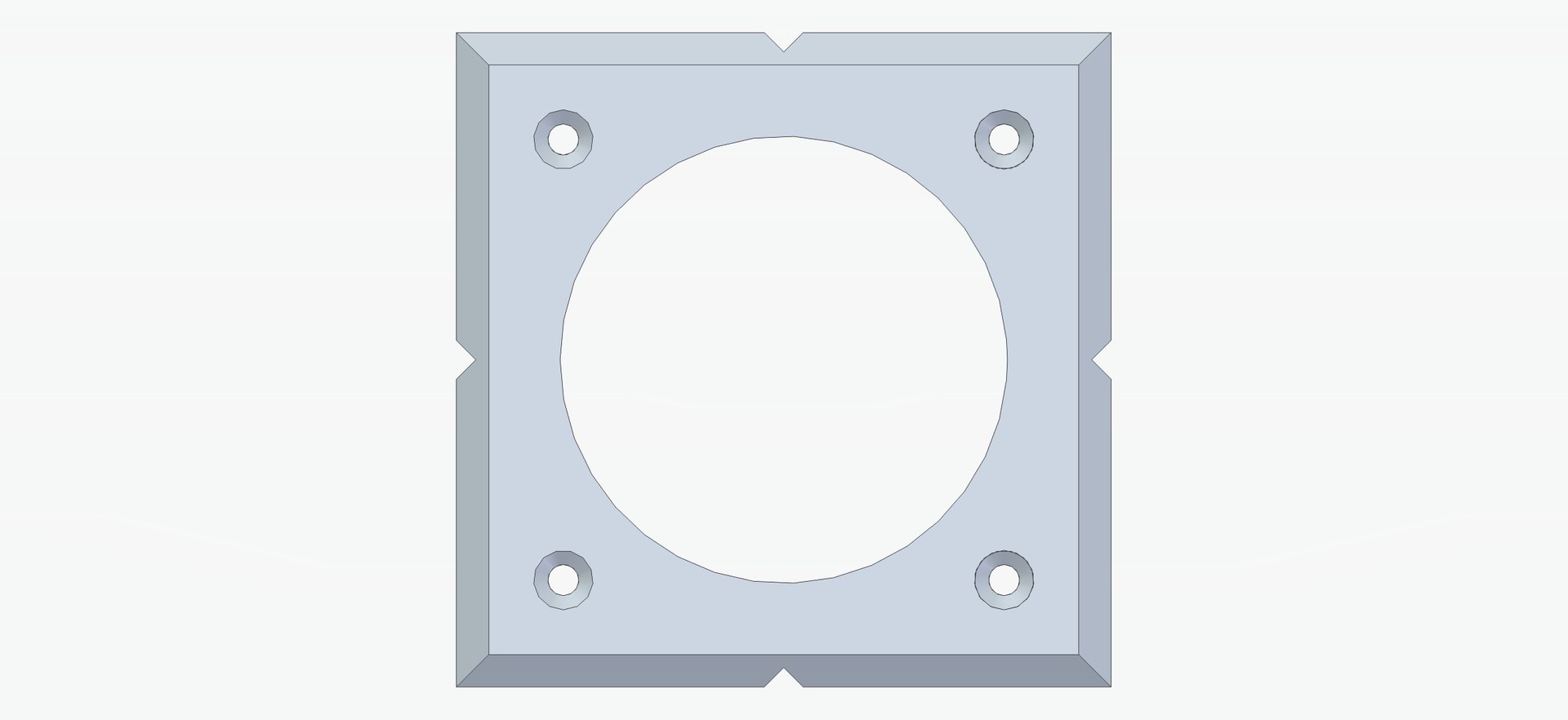 3D Circle cutting template for plasterboard assembly 1x68mm ...