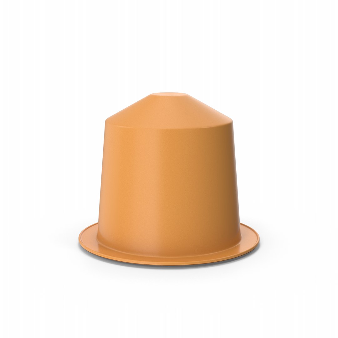 3D Coffee Capsule Brown - TurboSquid 2177315