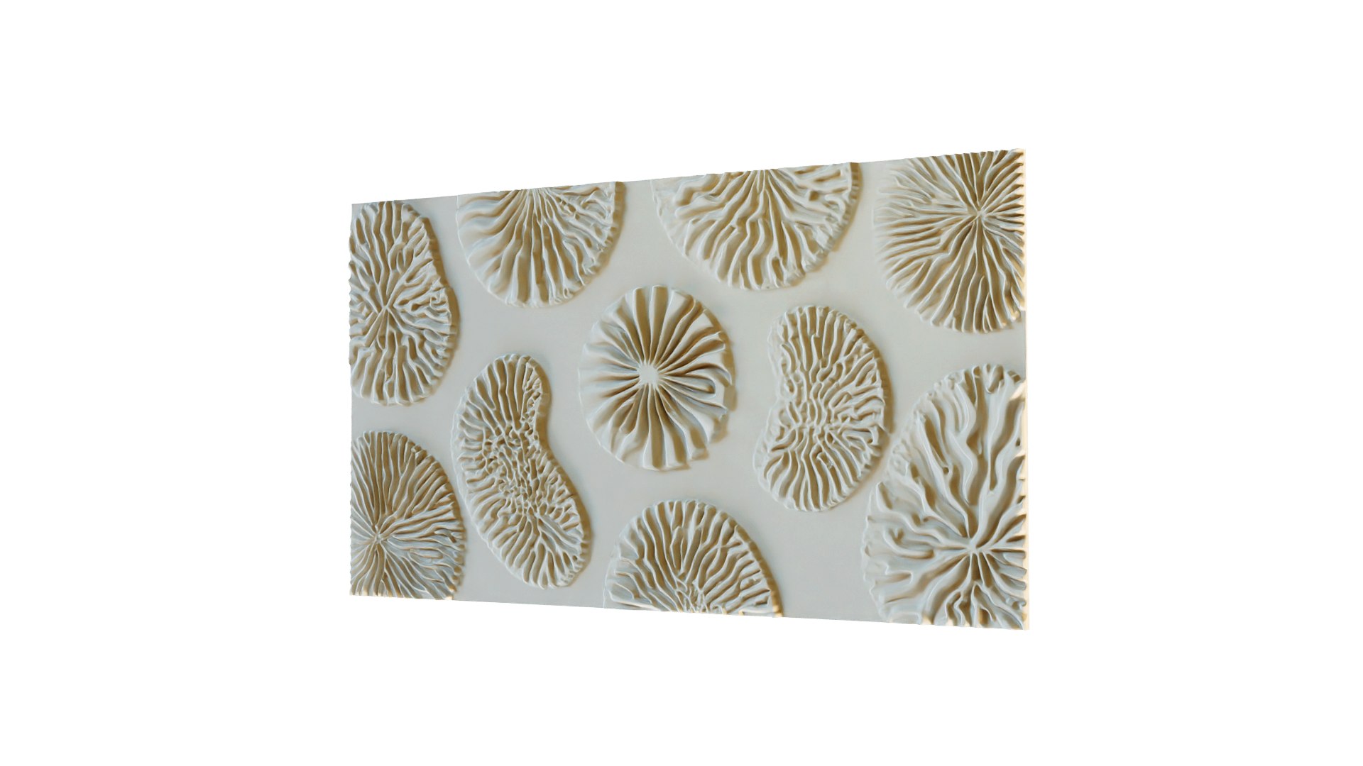 Mural Decor Set Wall Panel 14 3D Model - TurboSquid 2182568