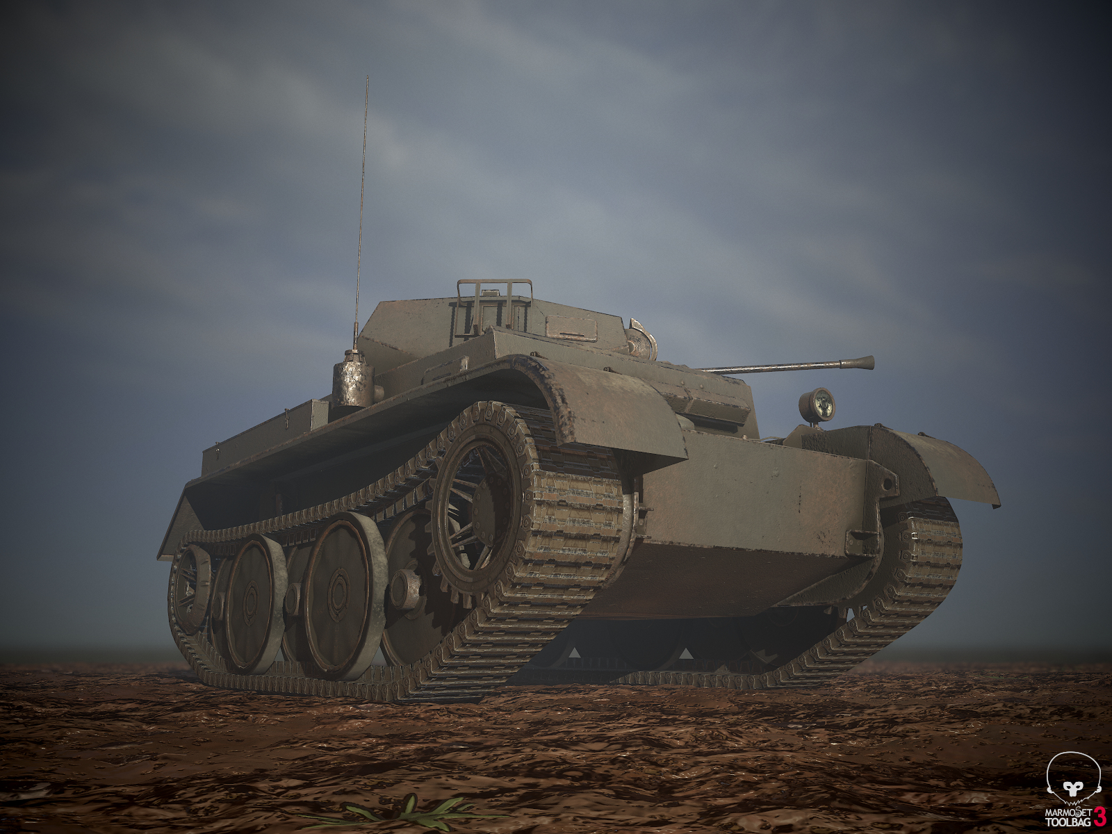 Panzer II Luchs - WW 2 German Tank Modelo 3D - TurboSquid 1709317