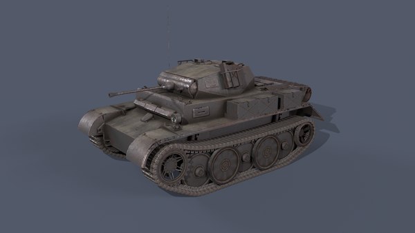 modelo 3d Panzer II Luchs - Tanque alemán de la Segunda Guerra Mundial ...